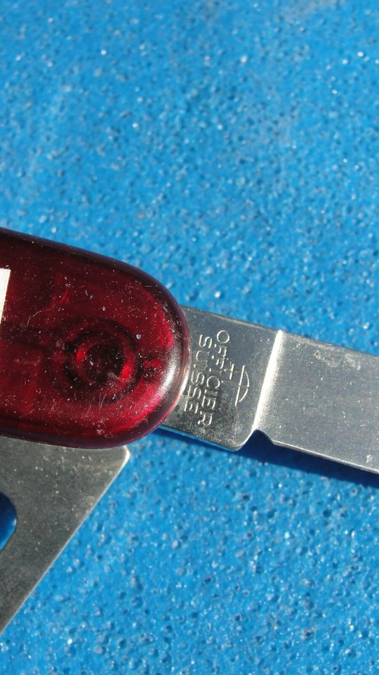 Victorinox Swiss Army Knife Officiers Suisse Ruby Red Translucence XLNT | eBay