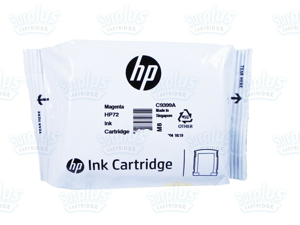 Genuine HP 72 Cyan Ink 69ml C9398A T790 T770 T610 T2300 T1120 T1200 ...