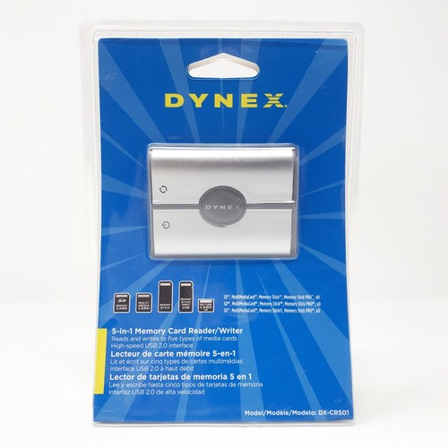 Dynex DX-CR501 External USB 5-in-1 Multi Memory Card Reader/Writer ...