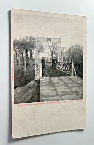 View of Normal School Foot Bridge Valley City North Dakota Postcard | eBay