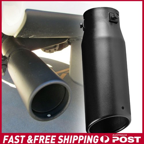 Single Exhaust Tip Rolled Edge Slant Tailpipe Cut Tip 8.5in 3" Outlet ...