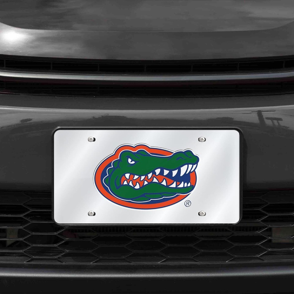 University of Florida Gators Mirrored Laser Cut License Plate Laser Tag ...