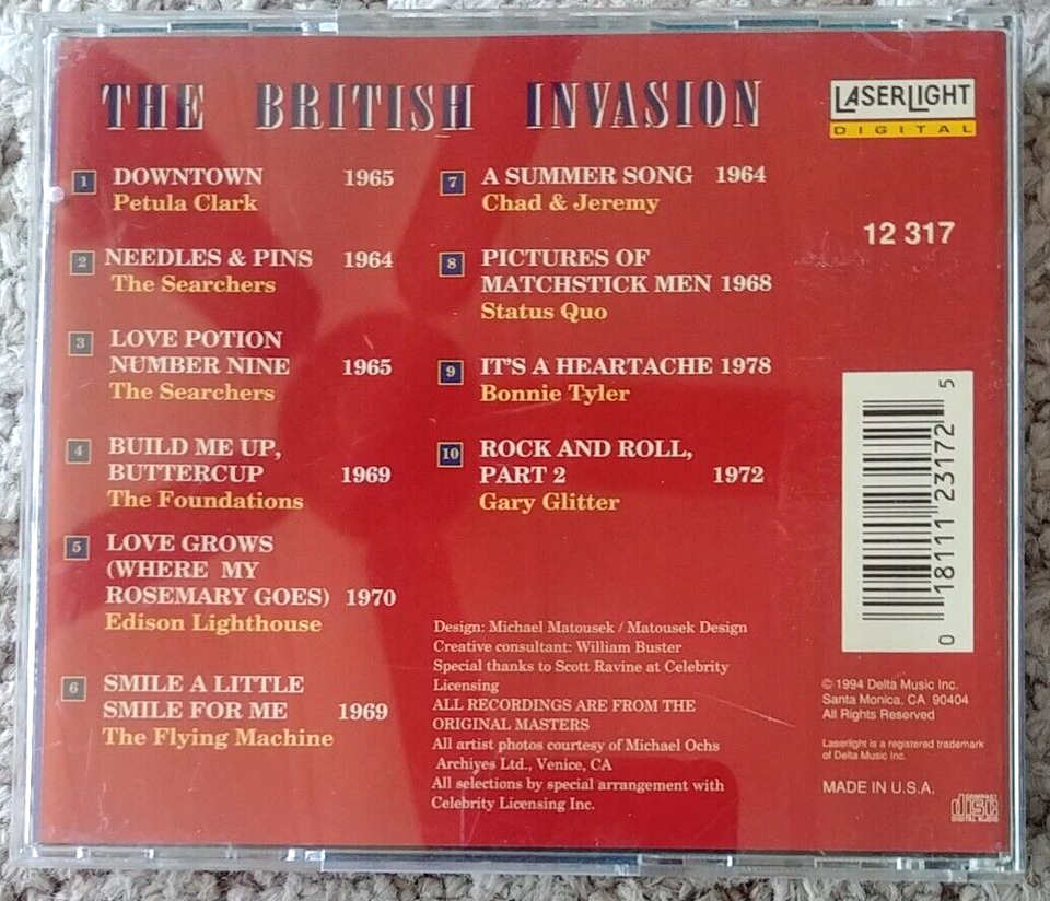 Various Artists - The British Invasion [CD 1994 Laserlight] | eBay