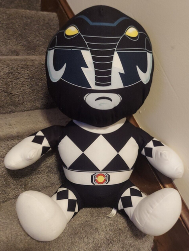 BLACK RANGER huge Plush Toy Factory Hasbro 19" Mighty Morphin Go Power ...