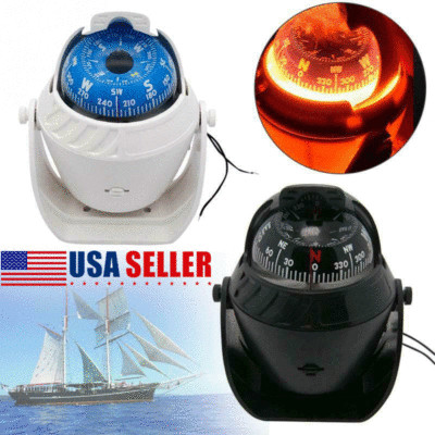 Compasses - Boat Marine Electronic Lighted Led Compass