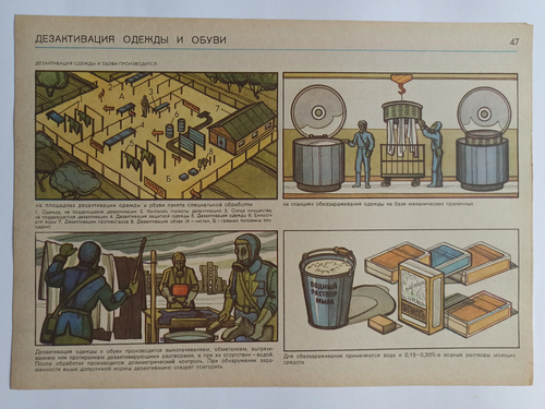 Soviet Poster Stalker Nuclear War Chernobyl Radiation Protection ...