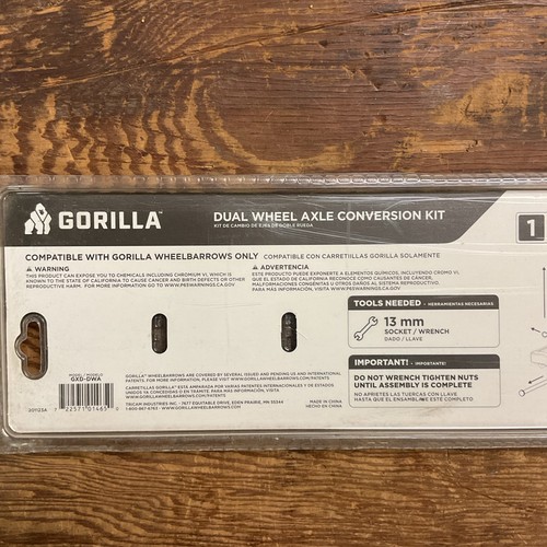 Wheelbarrow Dual Wheel Axle Conversion Kit | eBay