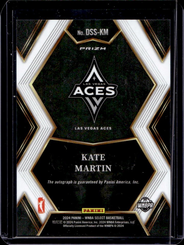 2024 Select WNBA Kate Martin Draft Selections Signatures RC Auto #DSS ...