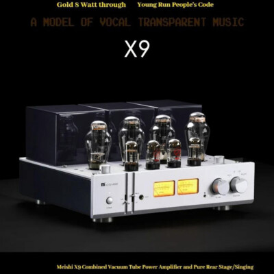 X9 Class A Electronic Tube Power Amplifier Pure Stage/Phono HUM BAL ...