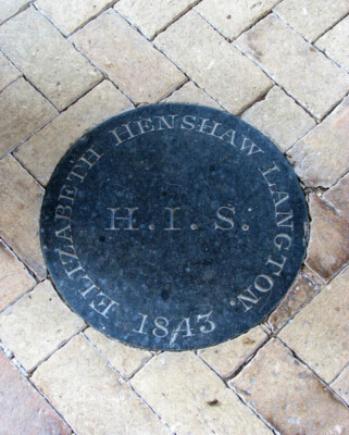 Photo 6x4 St Mary's church - ledger stone Little Fransham St Mary's ...