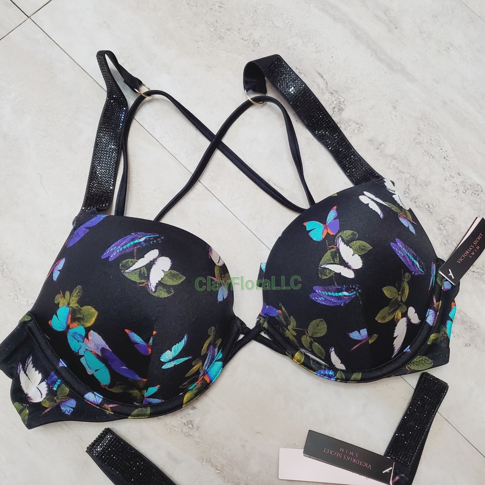 Victoria's Secret BOMBSHELL Push Up SWIM SET Shine brazilian 2 cups ...