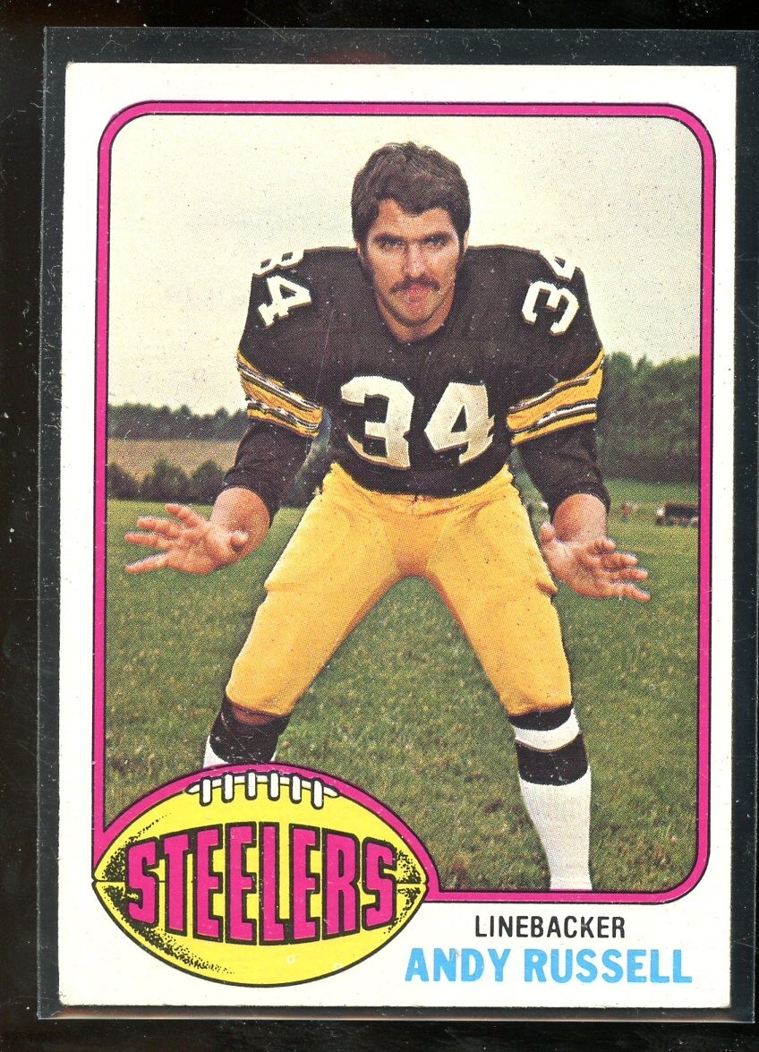 1976 TOPPS #405 ANDY RUSSELL STEELERS NRMINT A03039 | eBay