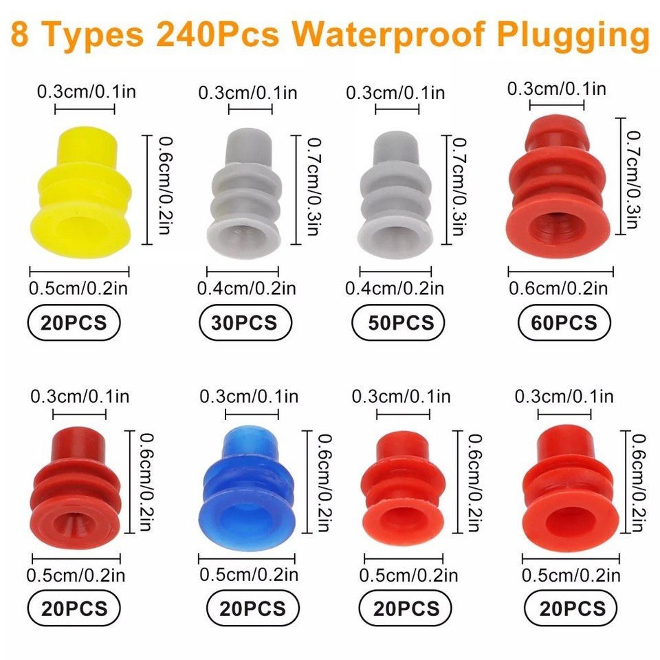 Complete Automotive Connector Pin Set with Terminal Removal Tools ...
