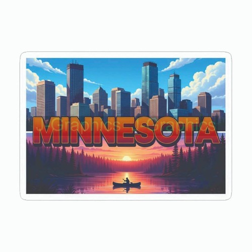 Minnesota Vinyl Decal Sticker State Novelty Travel Souvenir B | eBay