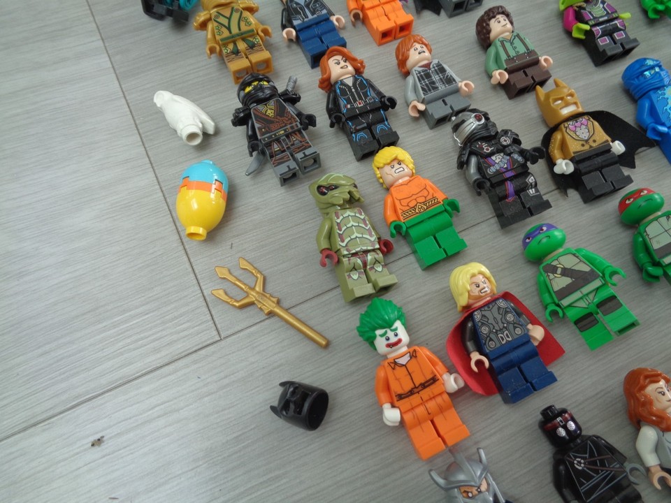 53x Lego Minifigures Bundle Job Lot DC, Super heroes, Ninjago, Ninja ...