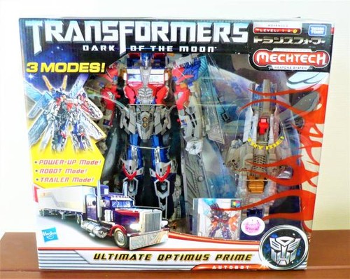Transformers Dark of the Moon Ultimate Optimus Prime Mech Suit Light ...