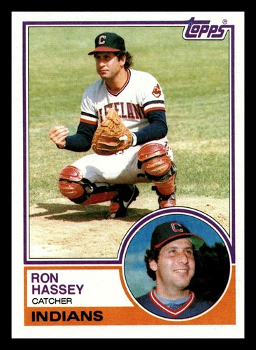 1983 Topps Ron Hassey Indians #689 Near Mint NM | eBay