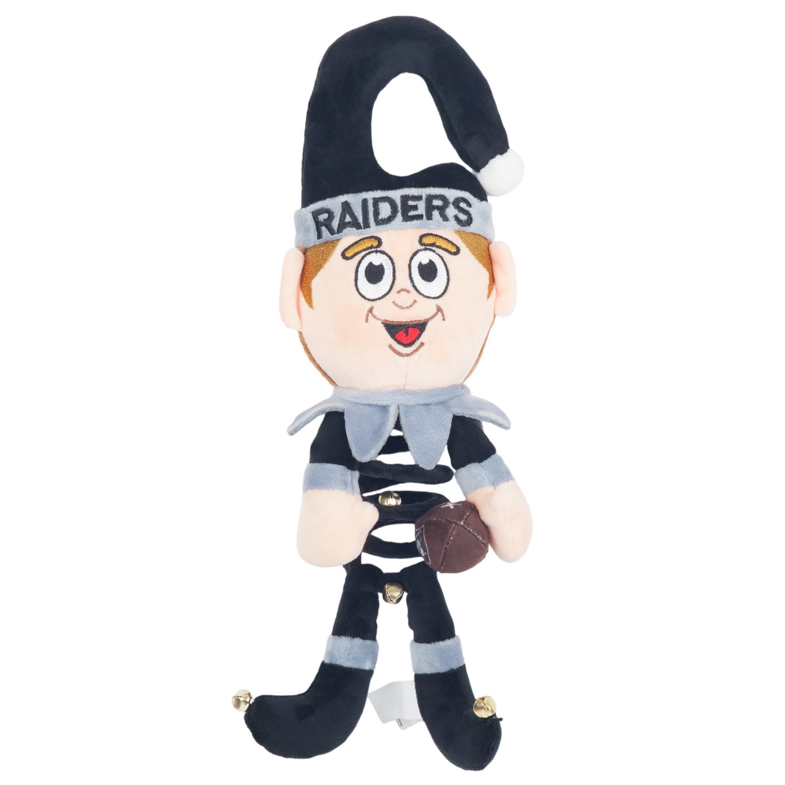 Oakland Raiders Hanging Elf Door Hanger Decoration Springy Bells ...