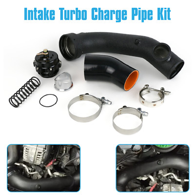 Intake Turbo Charge Pipe Kit w/ Tial &50mm For Bov BMW N54 E88 E90 E92 ...
