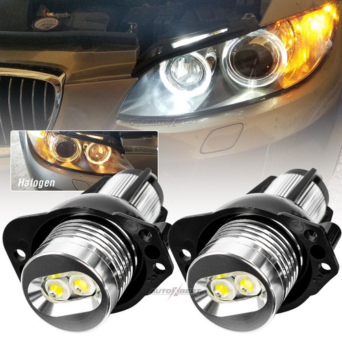 For BMW 3 series E90 E91 Angel Eyes LED Halo Ring Light Bulbs Error ...