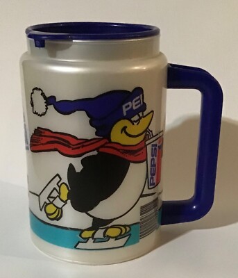 Vintage Have Fun, Be Merry, Party w/Pepsi Penguin Thermal Mug | eBay