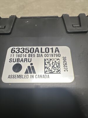 17 SUBARU OUTBACK LEGACY POWER LIFT GATE MODULE 63350AL01A | eBay