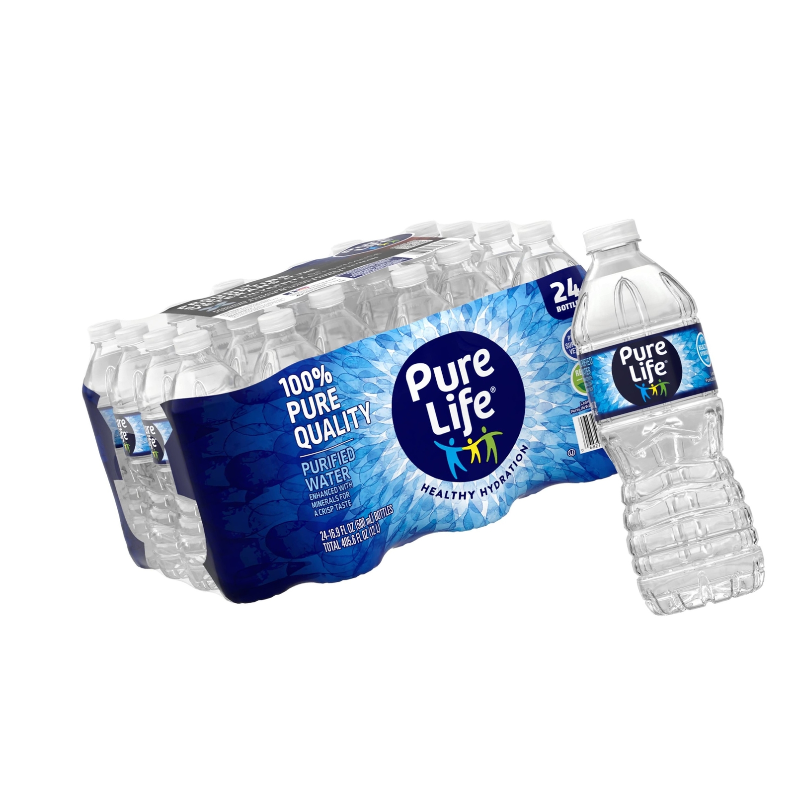 Nestle Pure Life Purified Bottled Water, 16.9 Oz, Case Of 24 Bottles | eBay