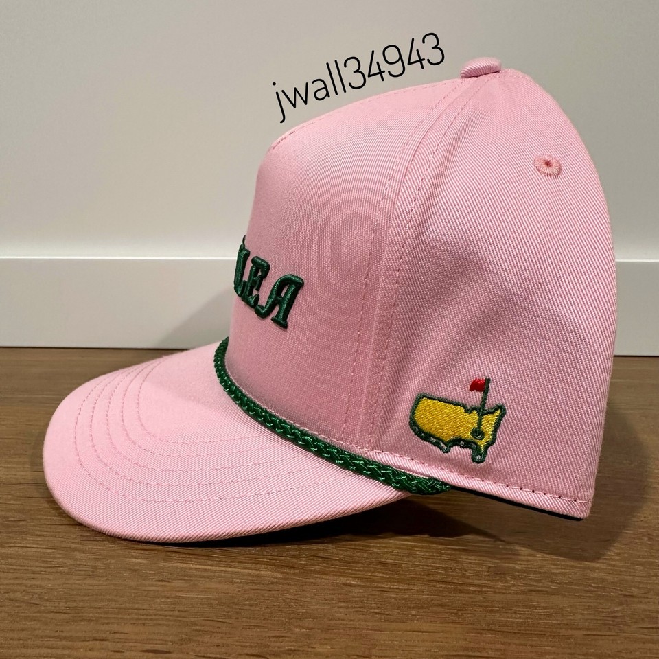 2025 Masters AZALEA Pink Embroidered Rope Hat Snapback Golf Azaleas Cap ...