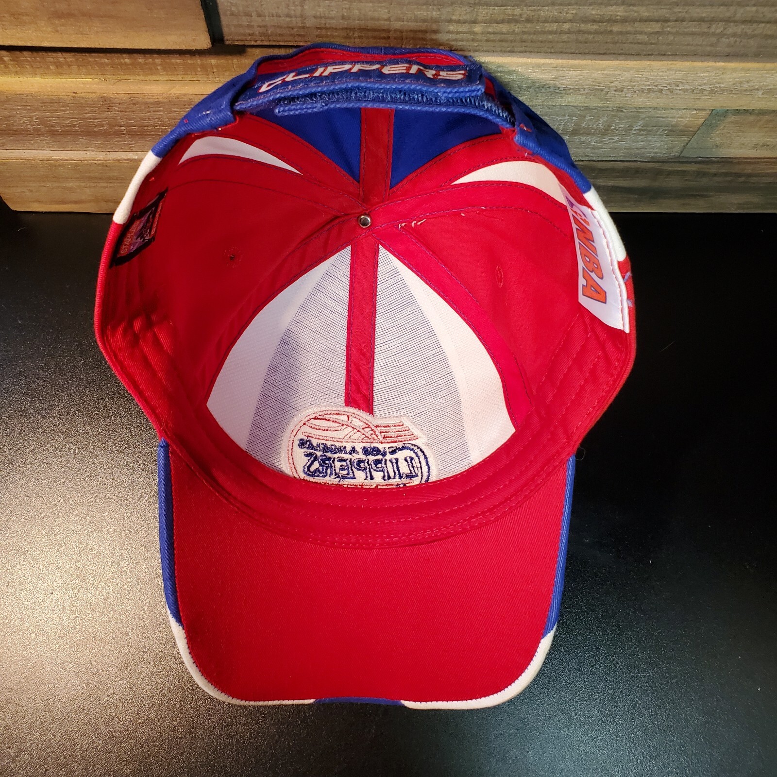 Clippers Hat Mens Red White Blue StrapBack Staples Ce… - Gem