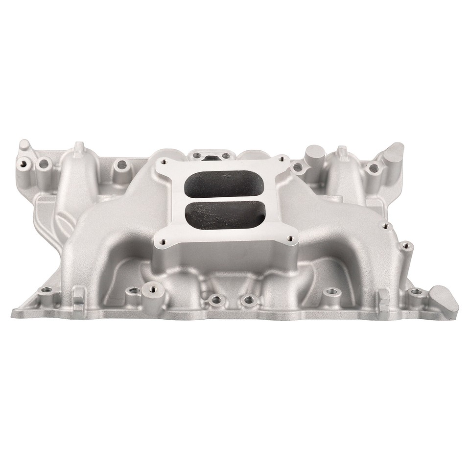 Satin Aluminum Intake Manifold 351-2V For 351 Cleveland Ford V8's with ...