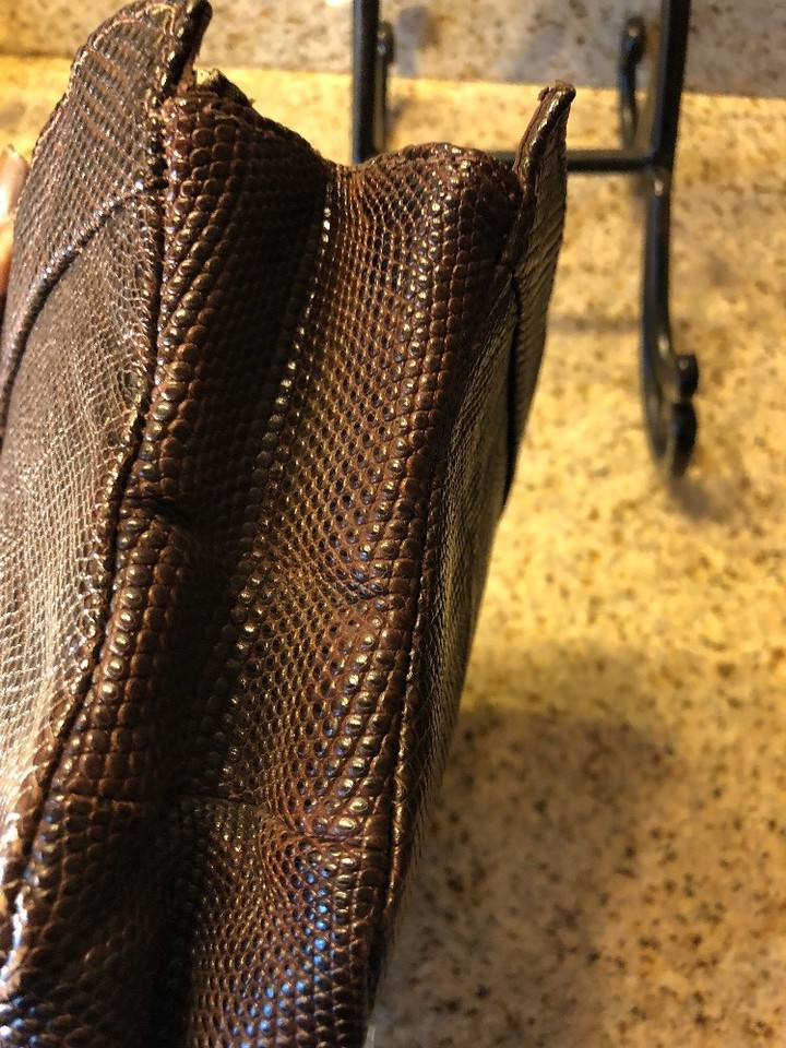 DEITSCH 1940's Brown Lizard Clutch Purse | eBay