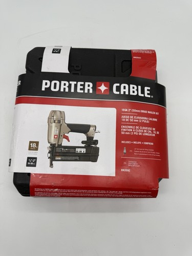 Porter Cable BN200C 18-Gauge 2-Inch Pneumatic Brad Nailer Kit with ...