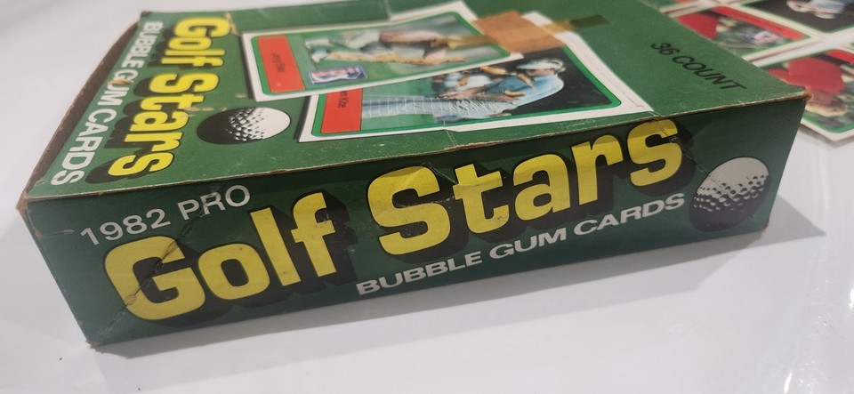 1982 Donruss Golf Stars Wax Box 17 Unopened Packs & 63 cards - Couples ...