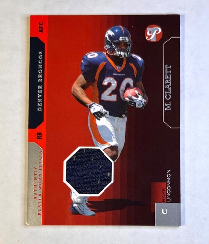 Maurice Clarett 2005 Topps Uncommon Base Jersey Card /900 Denver ...