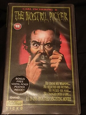 The Nostril Picker / VHS / Vipco / Horror / Slasher | eBay UK