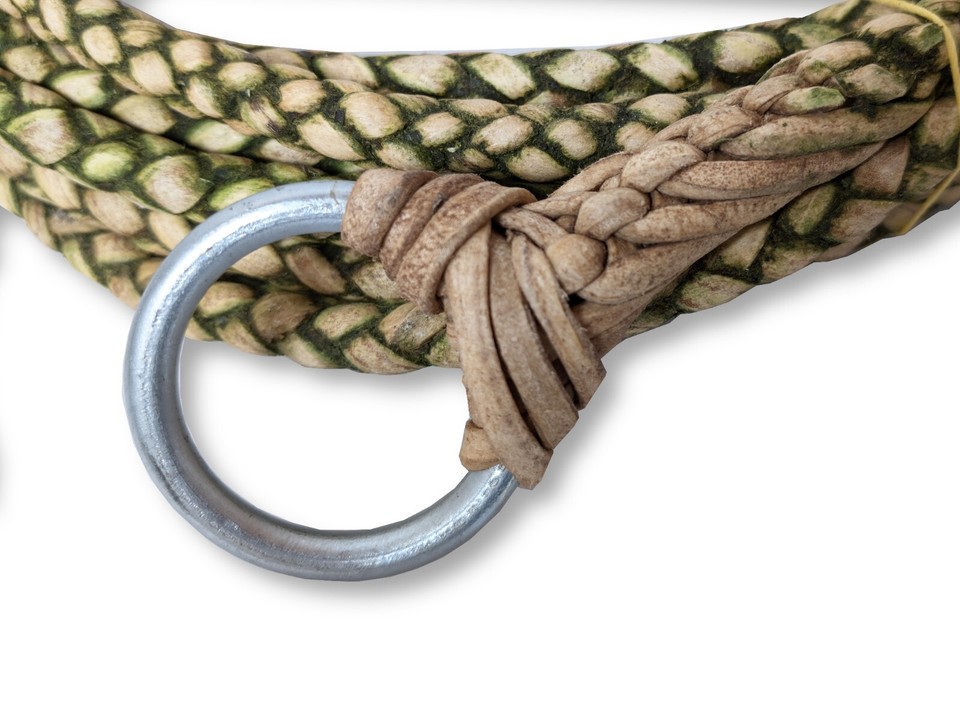Ranch Rope Lariat Lasso Reata. Rawhide Leather Braided 4/6/8 Cords 34 ...