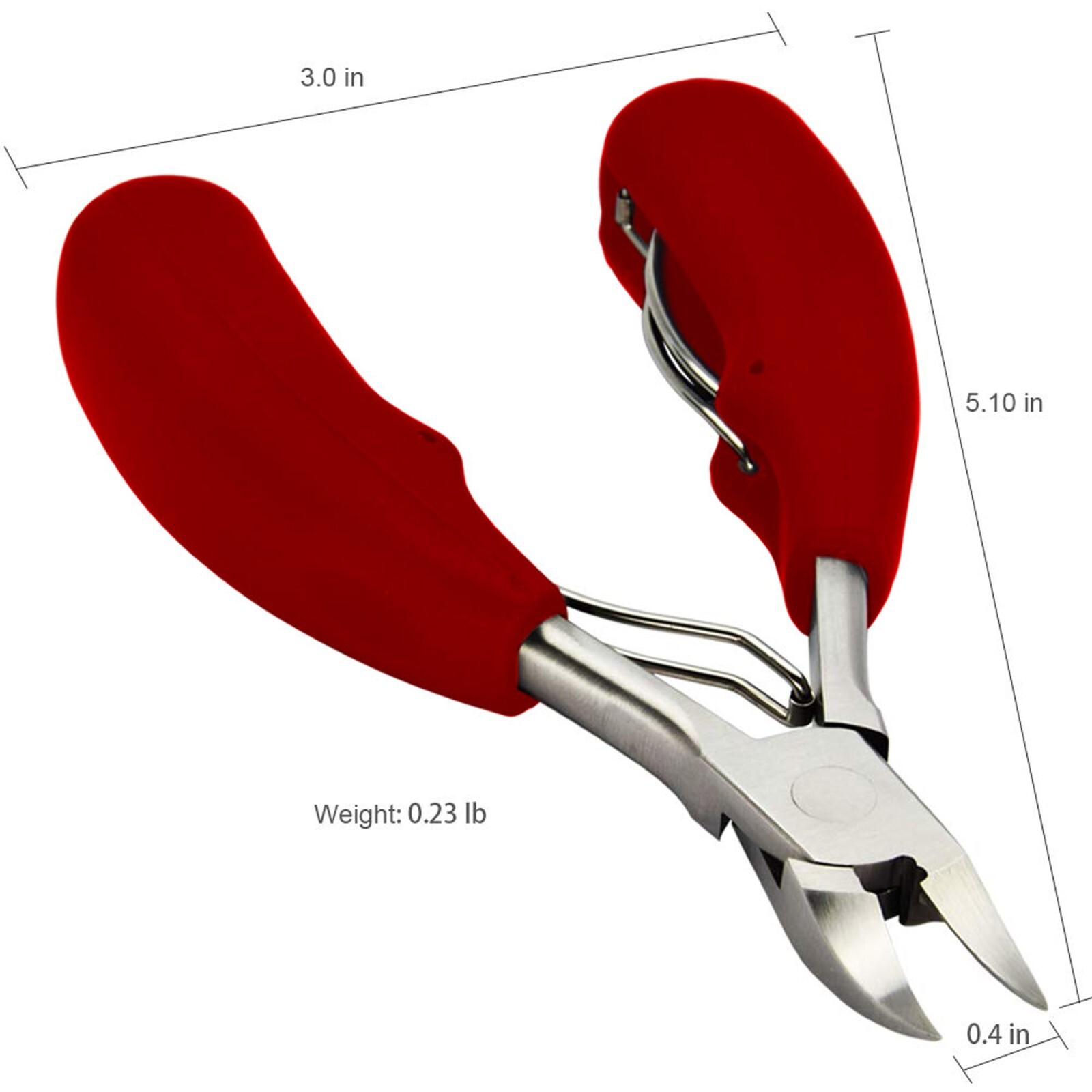 Toenail Clippers for Thick Ingrown Toe Nails Heavy Duty Precision Nail ...