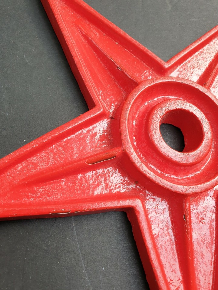 Cast Iron Star Primitive Home Garden Wall Barn Fence Craft | eBay