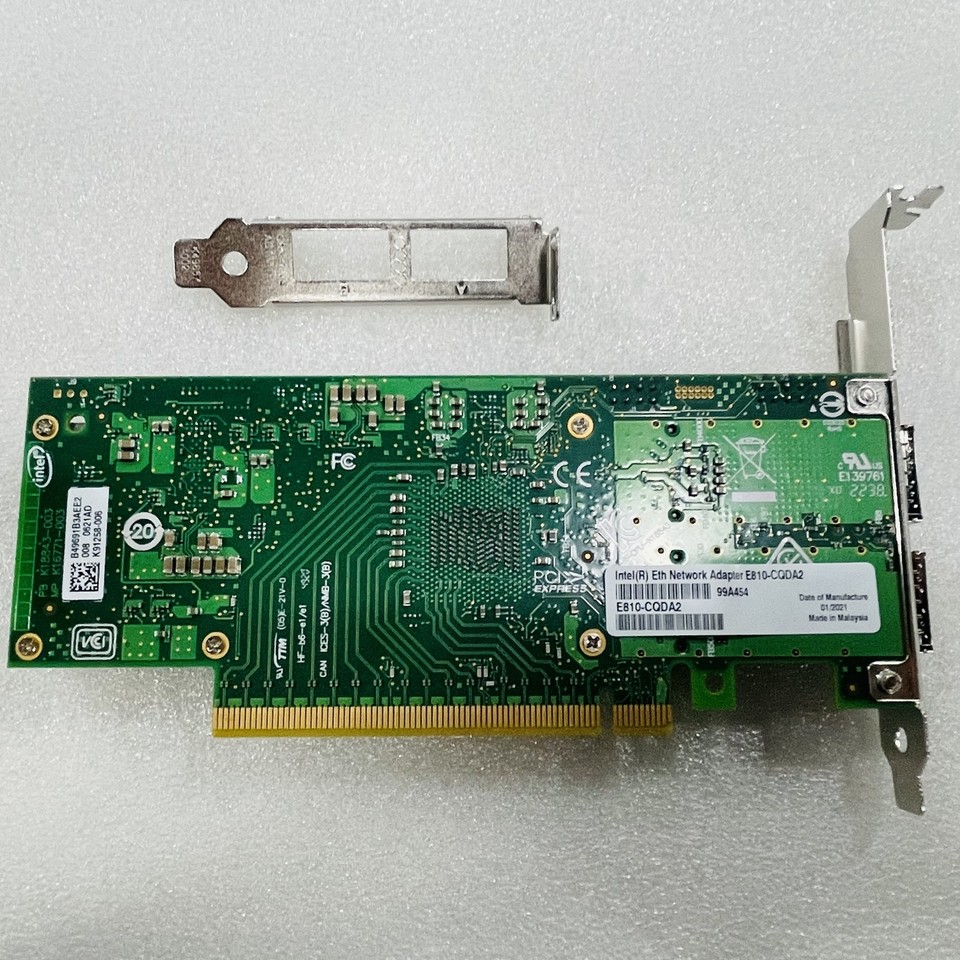NEW E810-CQDA2 Intel 100GbE Dual Port QSFP28 Eth Network Adapter ...