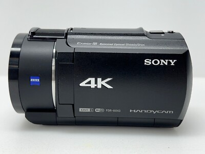 AS IS FOR PARTS - Sony - Handycam AX43 4K Camcorder - Black 27242920330 ...