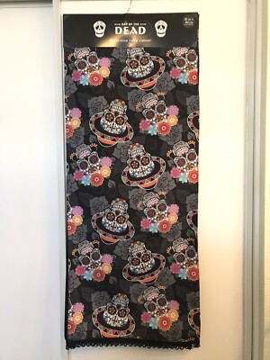 Day Of The Dead Decorative Skulls Table Runner (16”x80”) Halloween | eBay