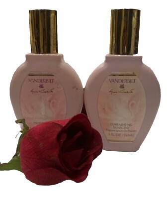2 X Vanderbilt Exhilarating Skinscent Fragrant Splash-On Powder 2 X 5 ...