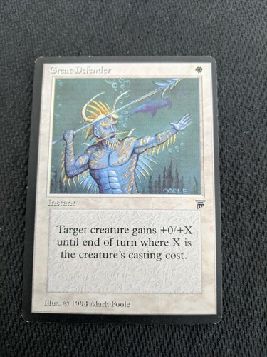 Great Defender Card 1994 Legends Magic the Gathering Pack Fresh Un ...