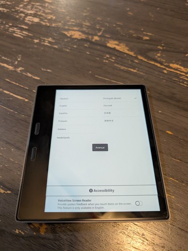 Amazon Kindle Oasis eReader (9th Generation) 32 GB, WI-FI, 7" 300ppi ...