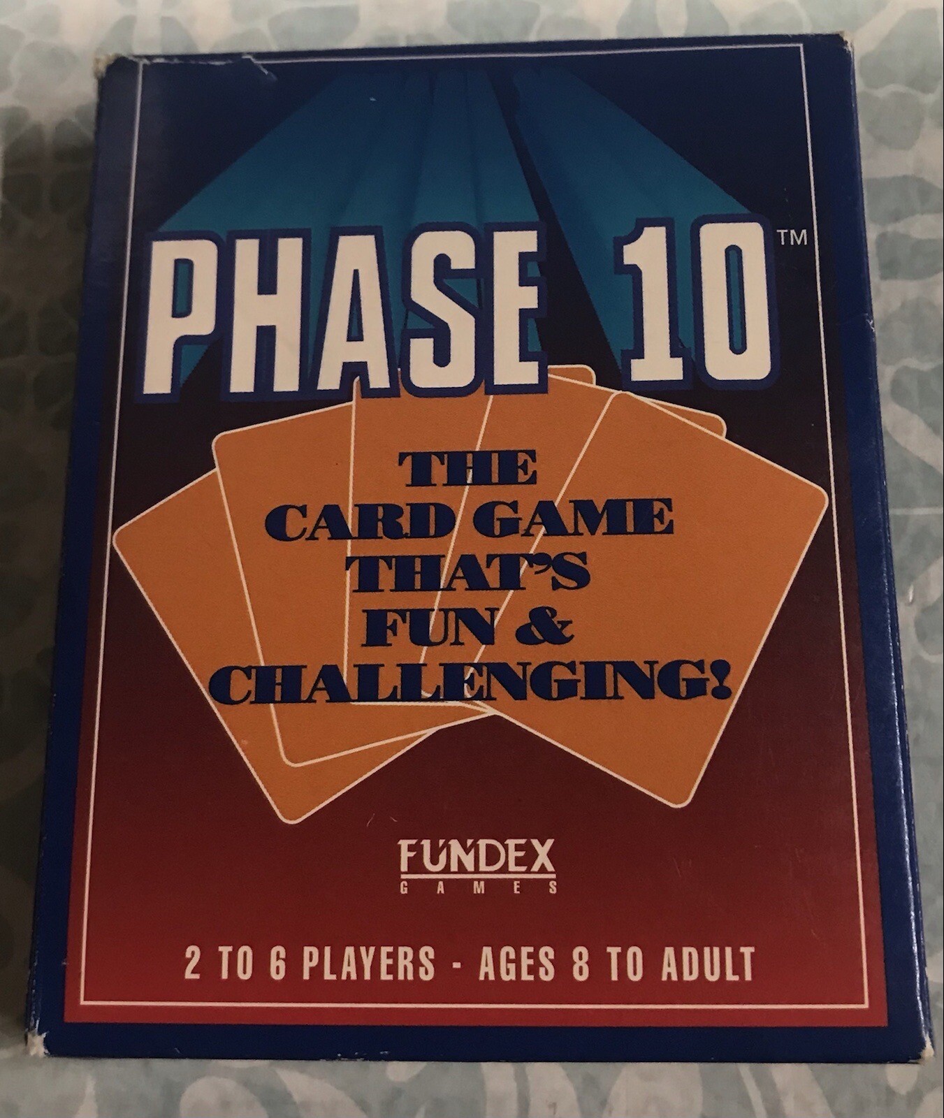 Phase 10 Card Game By Fundex Games 1992 Edition 9220 Complete Vintage ...