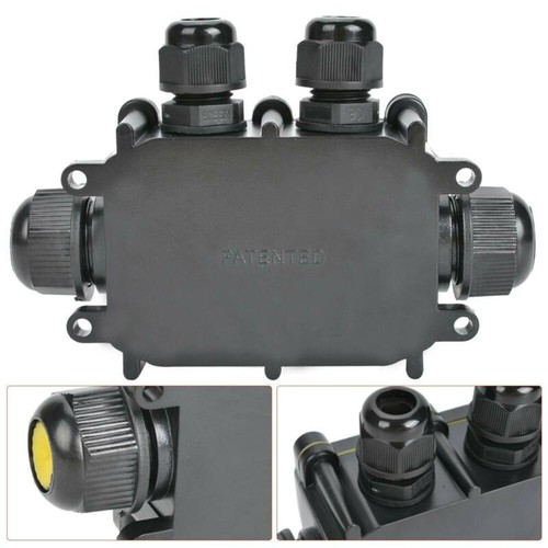 4 Way Waterproof Junction Box Perfect for Outdoor and Indoor Wiring ...