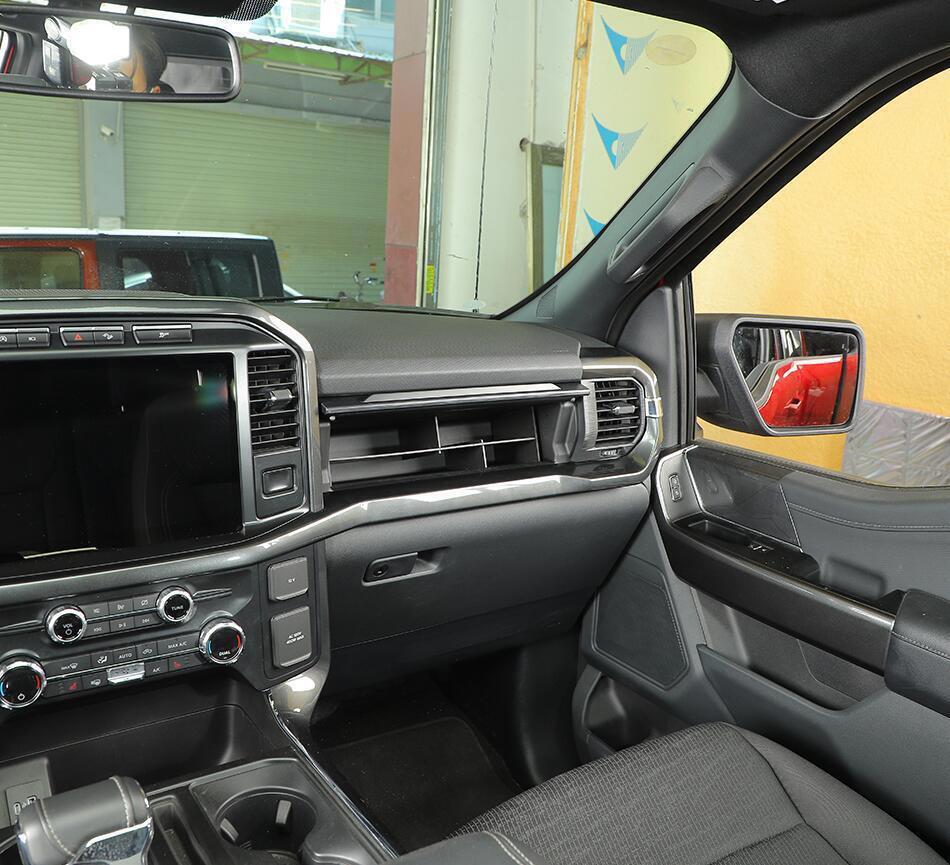 Co-Pilot Passenger Storage Box Insert Divider Panel Trim For Ford F150 ...