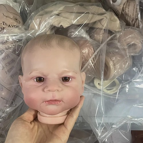19in Reborn Doll Kit Elijah Soft Touch 3D Skin DIY Painted Body Parts ...