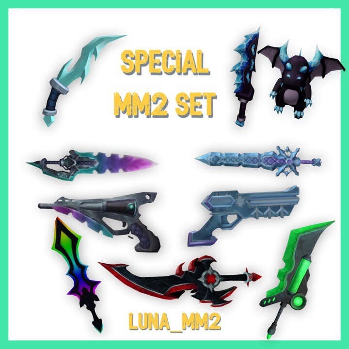 Mm2 SET BUNDLE ICEFLAKE SET BIOBLADE PRISMATIC FROSTBITE PLASMA SET | eBay