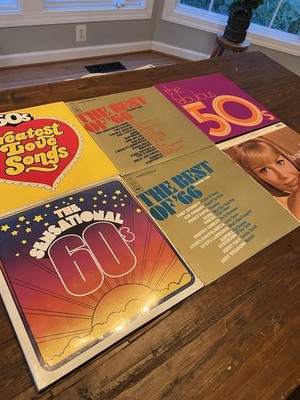Vintage Vinyls 50s-60s Lot of 8 Vinyl Records Various Artists See ...
